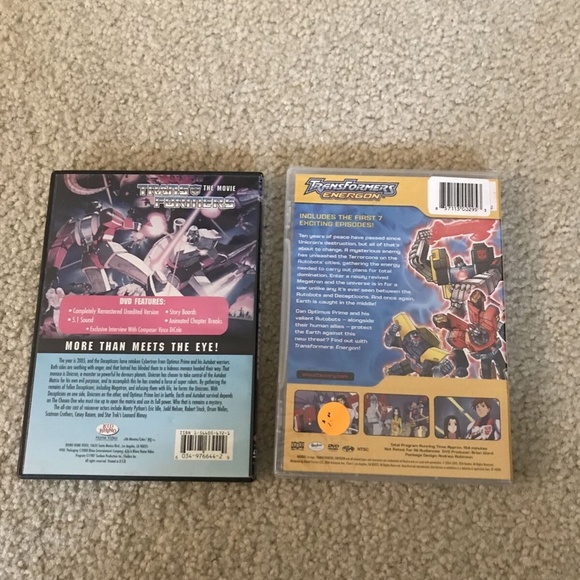 Toys | Transformers Dvd Lot Of 2 The Movie Transformer | Poshmark